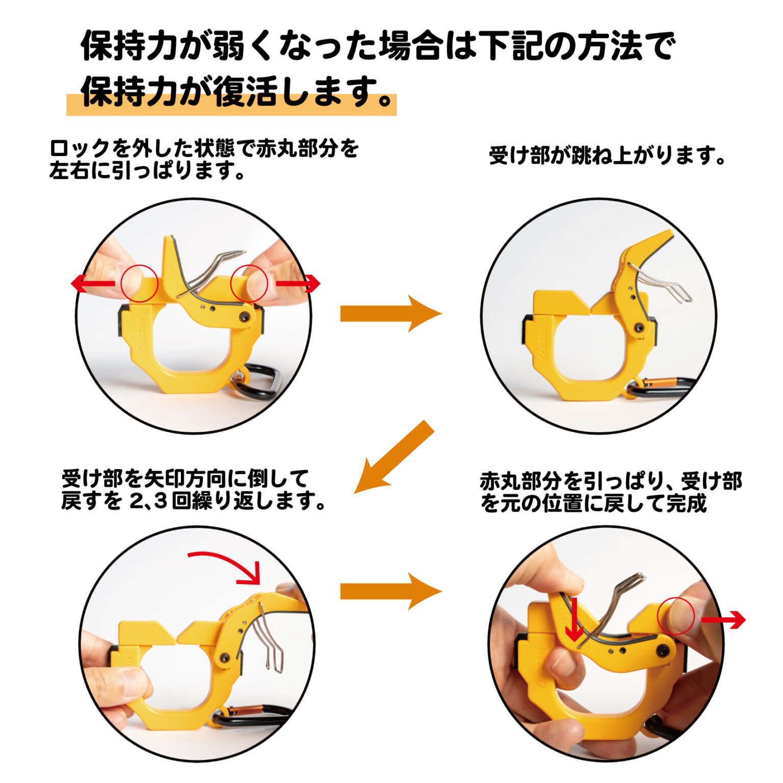 イーゼン ワンタッチケーブルタイホルダー EQ-100Y | 公式オンラインショップ - ファクトリーギア